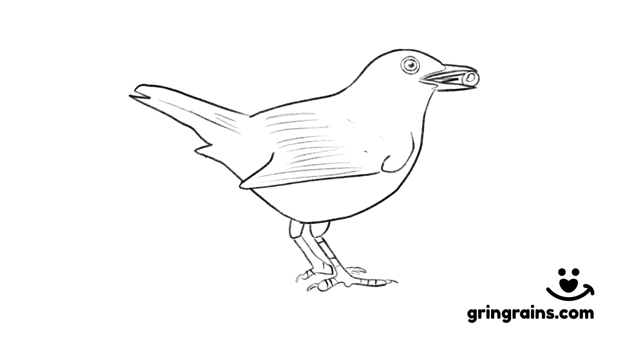 Amsel malen mit Aquarellfarben malen – Rezepte & DIY-Anleitungen